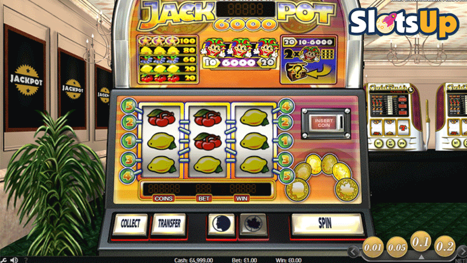 Play Jackpot 6000 Free in Demo and Read Review