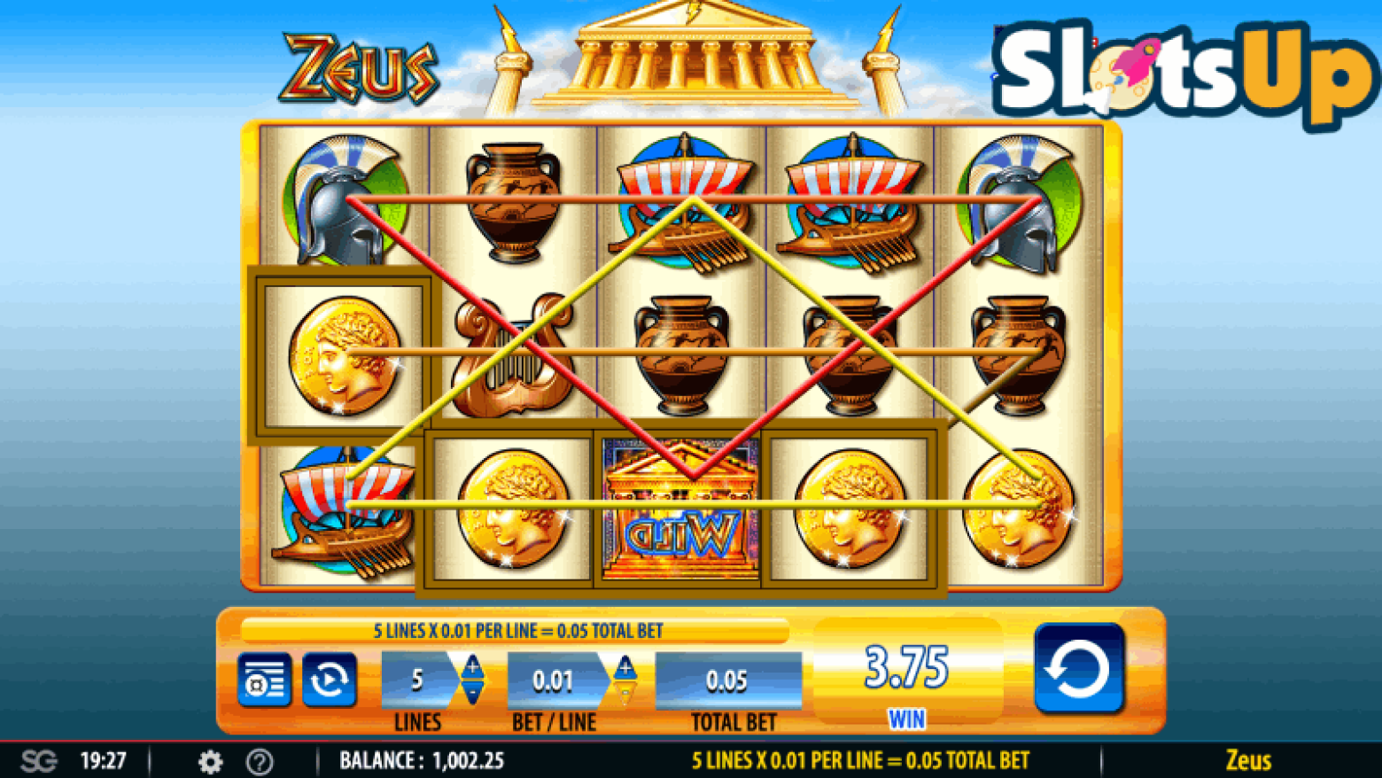 Play Zeus (WMS) Free in Demo and Read Review